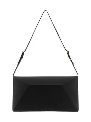 JIL SANDER File Leather Bag - Black