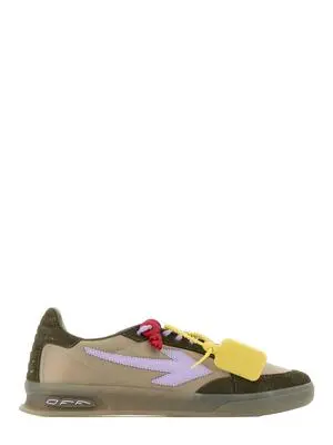 Off-White Low Top Sneakers - Brown