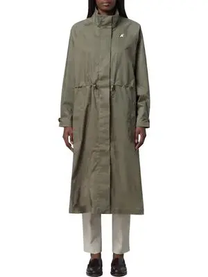 K-WAY Cotton Blend Parka - Green