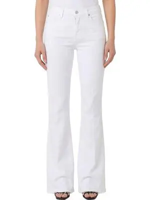 7 For All Mankind Flared Jeans - White