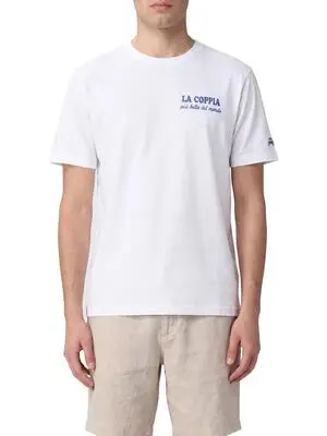 MC2 SAINT BARTH Printed Cotton T-shirt - White 1