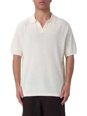 MC2 SAINT BARTH Cotton Knit Polo Shirt - Cream