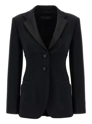 Max Mara Tailored Blazer - Black