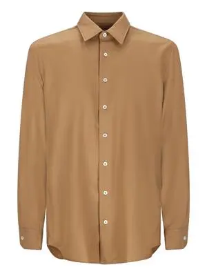 LARDINI Shirt Colour - Biscuit