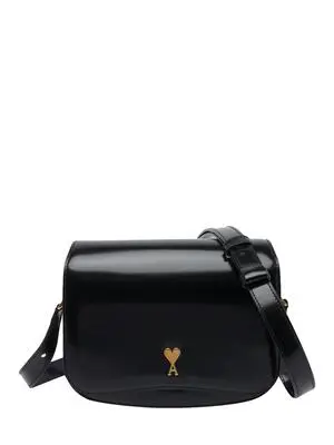 AMI Paris Crossbody Bag - Black