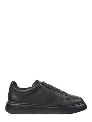 Camper Leather Lace-up Trainers - Black