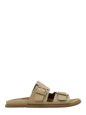 Camper Lluc Suede Sandals - Brown