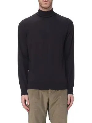 PAOLO PECORA Fine Knit Roll Neck Jumper - Black 1