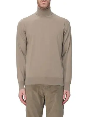 PAOLO PECORA Fine Knit Roll Neck Jumper - Grey