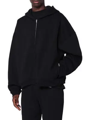 REPRESENT Full Zip Hoodie - Black