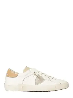 Philippe Model Prsx Suede Low Top Sneakers - Milk