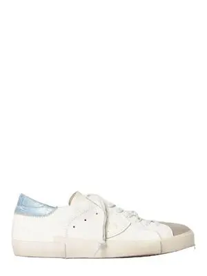 Philippe Model Prsx Suede Low Top Sneakers - White