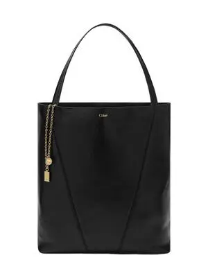 Chloé Leather Shoulder Bag - Black