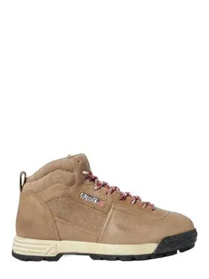 AUTRY High Top Lace-up Trainers - Brown