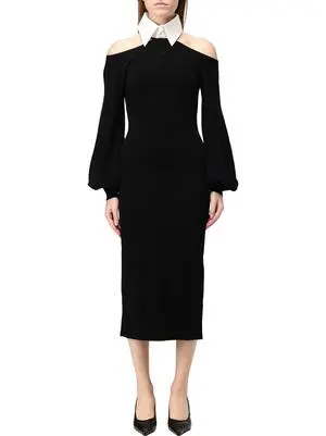 Karl Lagerfeld Long Sleeve Dress - Black