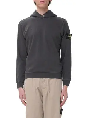 Stone Island Cotton Hoodie - Grey