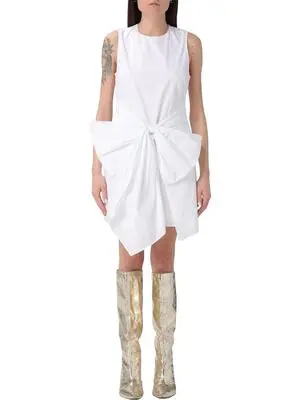 ROTATE BY BIRGER CHRISTENSEN Bow Detail Dress - White