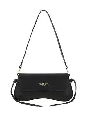 TWINSET Leather Bag - Black