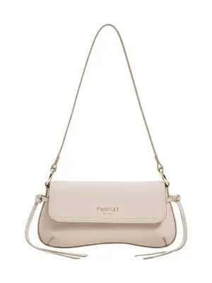 TWINSET Leather Bag - Sand