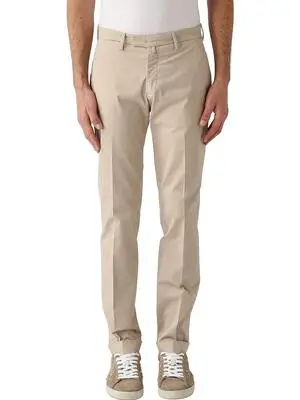 BRIGLIA 1949 Stretch Cotton Chino Trousers - Sand