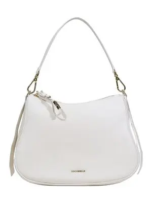 COCCINELLE Leather Shoulder Bag - Milk