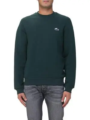 Lacoste Crewneck Sweatshirt With Embroidered Logo - Forest Green