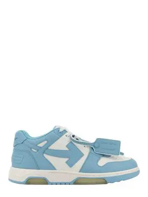 Off-White Off-White Out Of Office Sneakers In Leather Beige