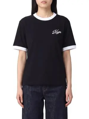 MSGM Contrast Trim T-shirt - Black
