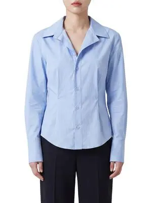 Attico Cotton Shirt - Blue