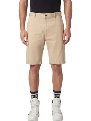 Philipp Plein Cotton Cargo Shorts - Beige