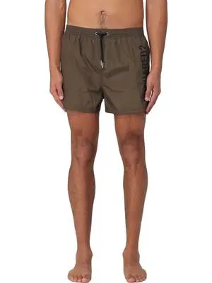 Dsquared2 Swim Shorts With Logo - Military