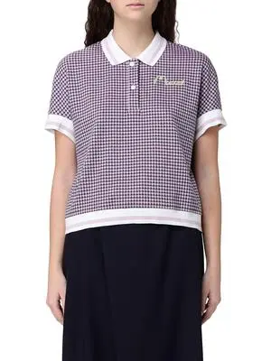 Marni Vichy Cotton Polo Shirt - Blush Pink