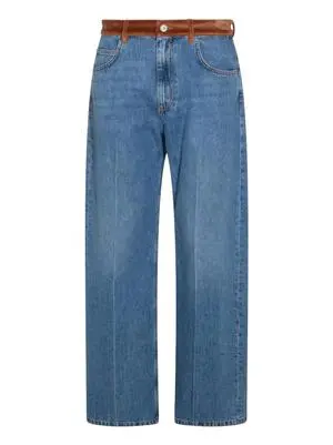 Marni Denim Jeans With Embellished Back Detail - Blue