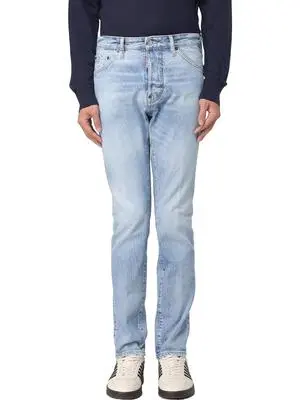 Dsquared2 Light Wash Distressed Denim Jeans - Blue