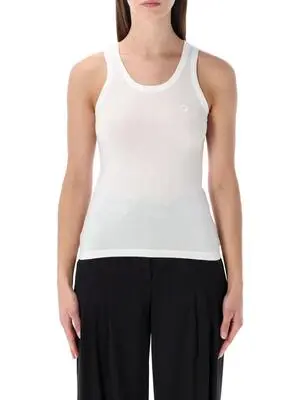 Coperni Cotton Blend Tank Top - White