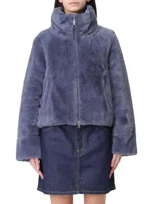COLMAR Fur Trimmed Zip-up Jacket - Avion
