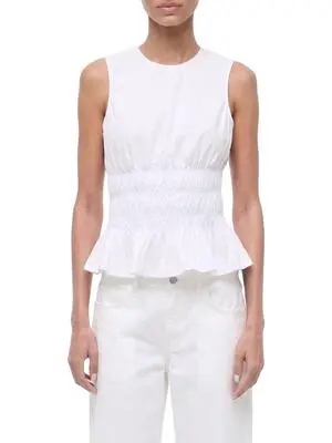 Staud Staud Sleeveless Top White