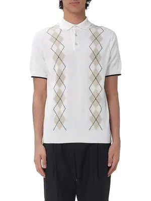 PAOLO PECORA Knitted Polo Shirt White