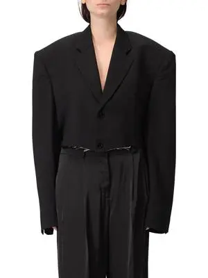 Balenciaga Cropped Blazer - Black