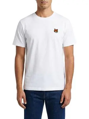 Maison Kitsuné Cotton T-shirt With Logo White