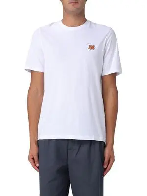 Maison Kitsuné Cotton T-shirt With Logo White