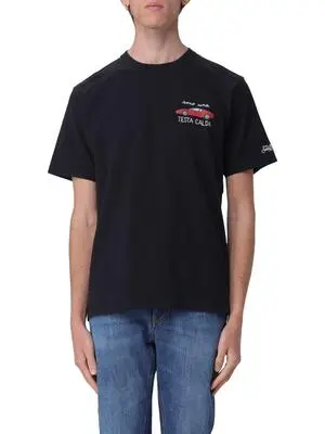 MC2 SAINT BARTH Cotton Crew Neck T-shirt Black 1