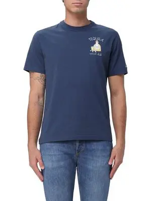 MC2 SAINT BARTH Cotton Crew Neck T-shirt Blue 3