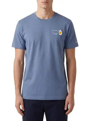 MC2 SAINT BARTH Cotton Crew Neck T-shirt Yellow Cream