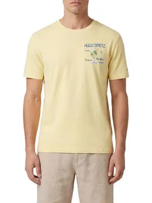 MC2 SAINT BARTH Cotton Crew Neck T-shirt Yellow