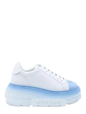 Casadei Nexus Leather High Top Sneakers - White