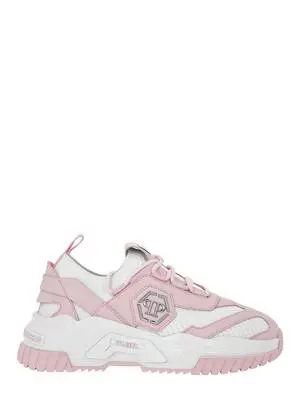 Philipp Plein Low-top Sneakers With Bi Monogram Pattern - Bianco 3