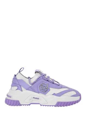 Philipp Plein Low-top Sneakers With Bi Monogram Pattern - Bianco 4