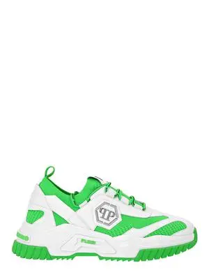 Philipp Plein Low-top Sneakers With Bi Monogram Pattern - White 1