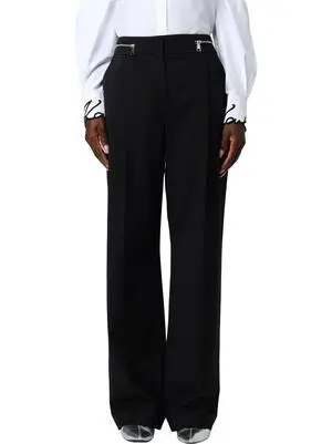 Karl Lagerfeld Tailored Wide Leg Trousers - Black